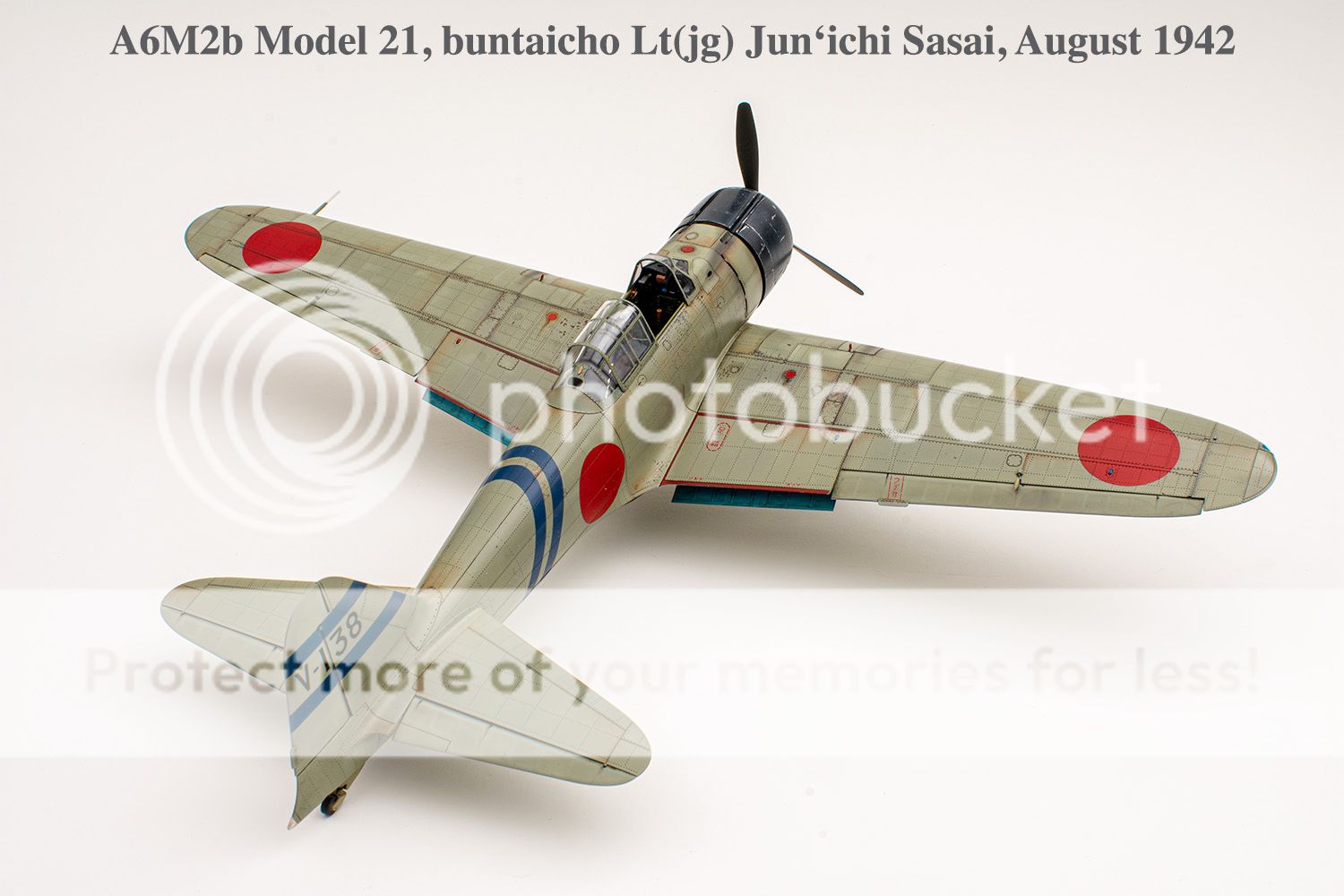 A6M2b Model 21, buntaicho Lt(jg) Jun‘ichi Sasai, August 1942 - Ready for Inspection - Large ...